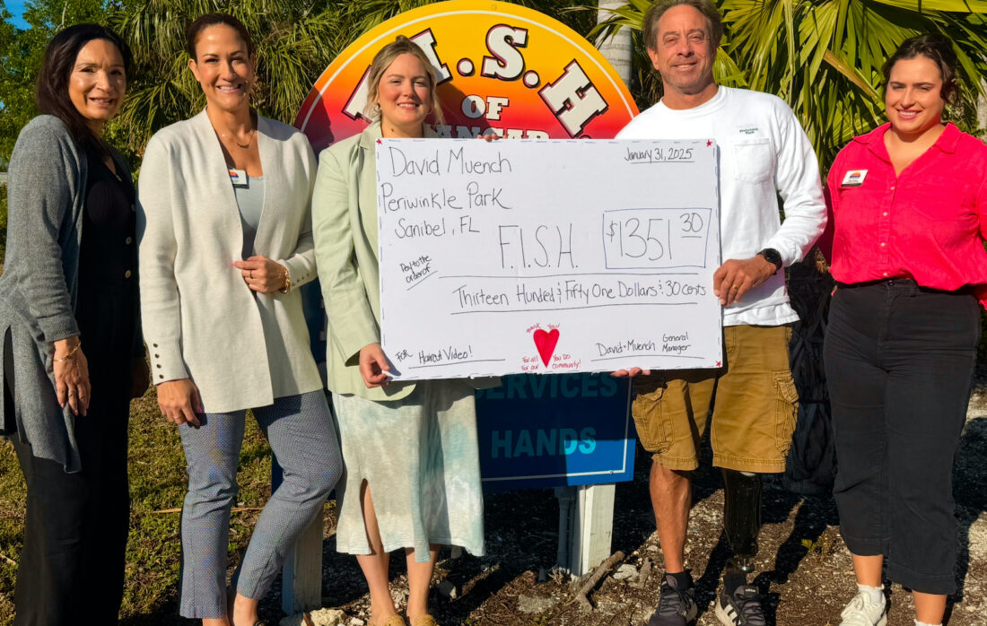 Periwinkle Park donation supports FISH - SANIBEL-CAPTIVA - Island ...